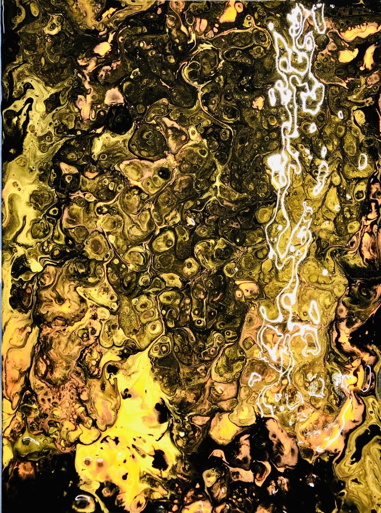 Acrylic Pour Gold | DS Art